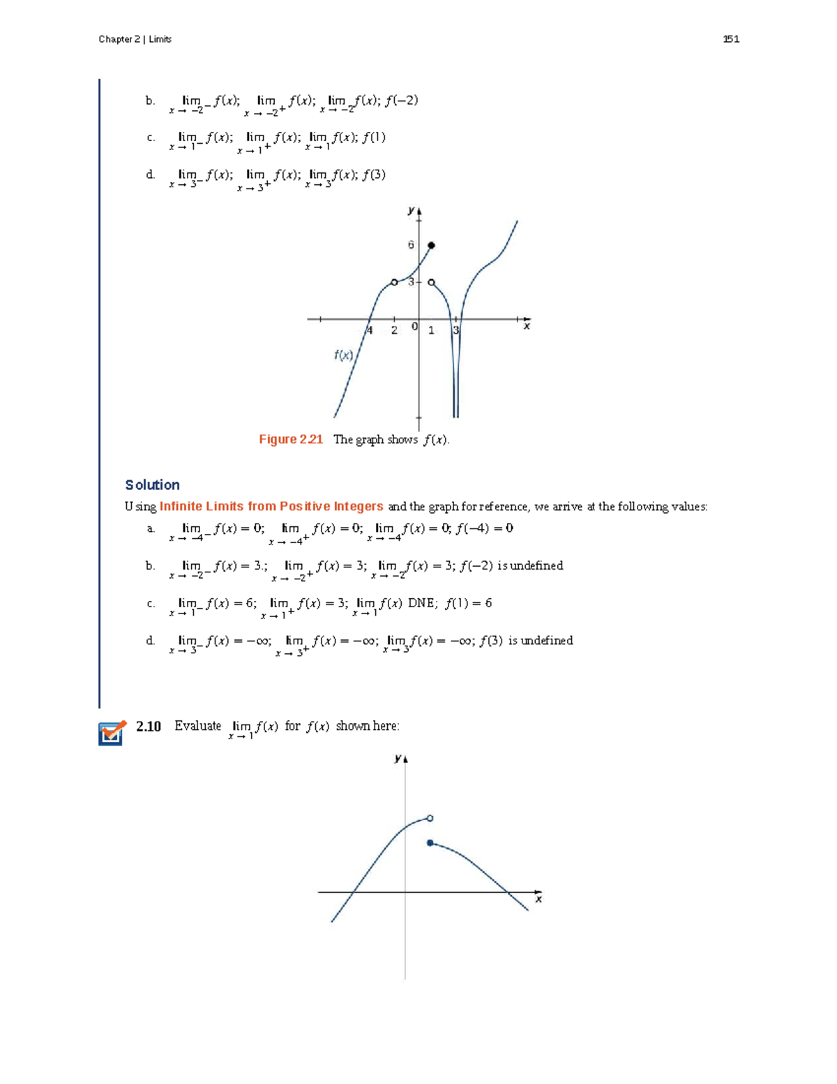 Calculus 151: Chapter 2 - Limits and Infinite Limits Analysis - Studocu