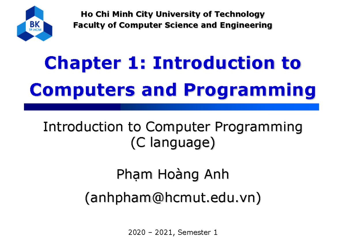 CO1003 Chapter-1 Introduction-to-computers-and-programming 2 - Chapter ...