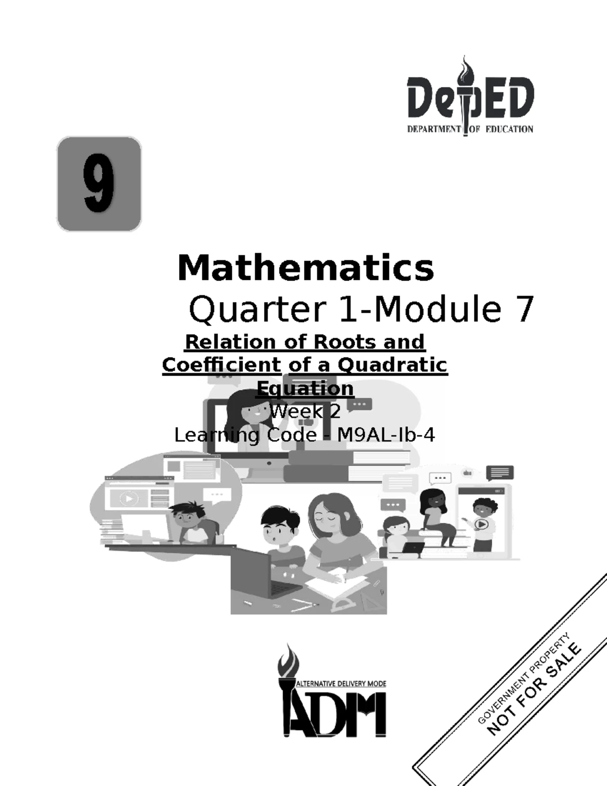 Math9 Quarter 1 Module 9 Final-V3-1 - Mathematics Quarter 1-Module 9 ...