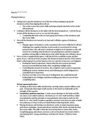 IEP OT template 2 - OT notes - Occupational Therapy – Individual ...