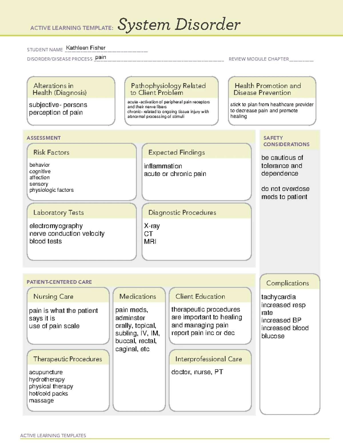 Medtemp lansoprazole - ATI medication/system template - ACTIVE LEARNING ...