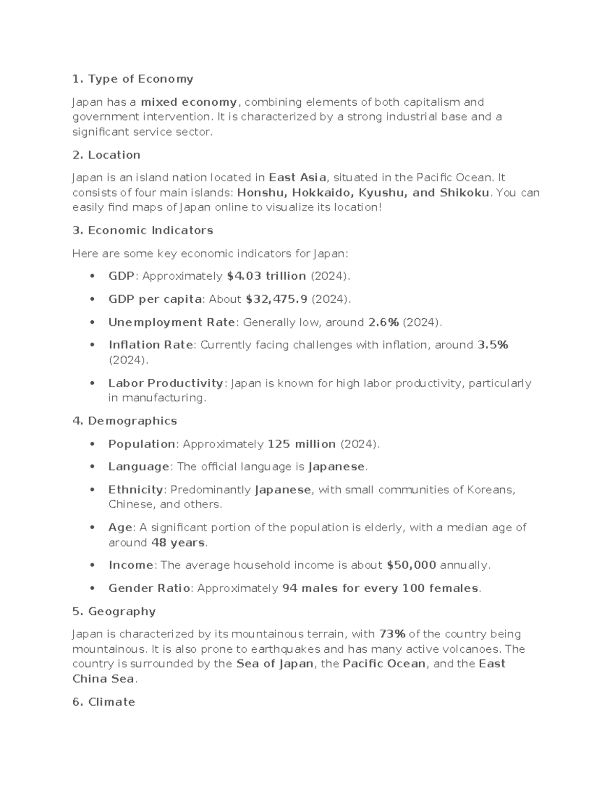 Japan's Mixed Economy: Key Insights and Cultural Overview (ECO 101 ...