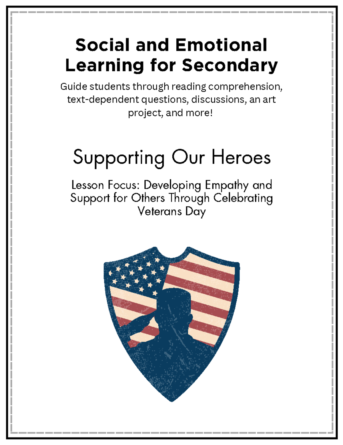Veterans Day SEL Guide: Supporting Our Heroes Through Empathy - Studocu