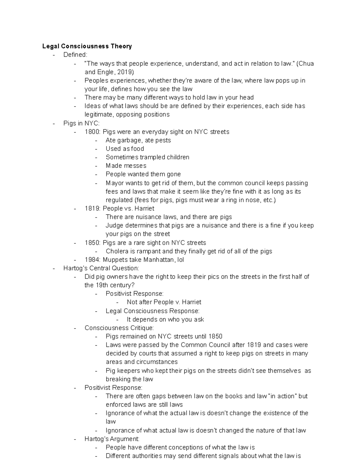 Legal Consciousness Theory - Intro to Legal Studies - Legal ...