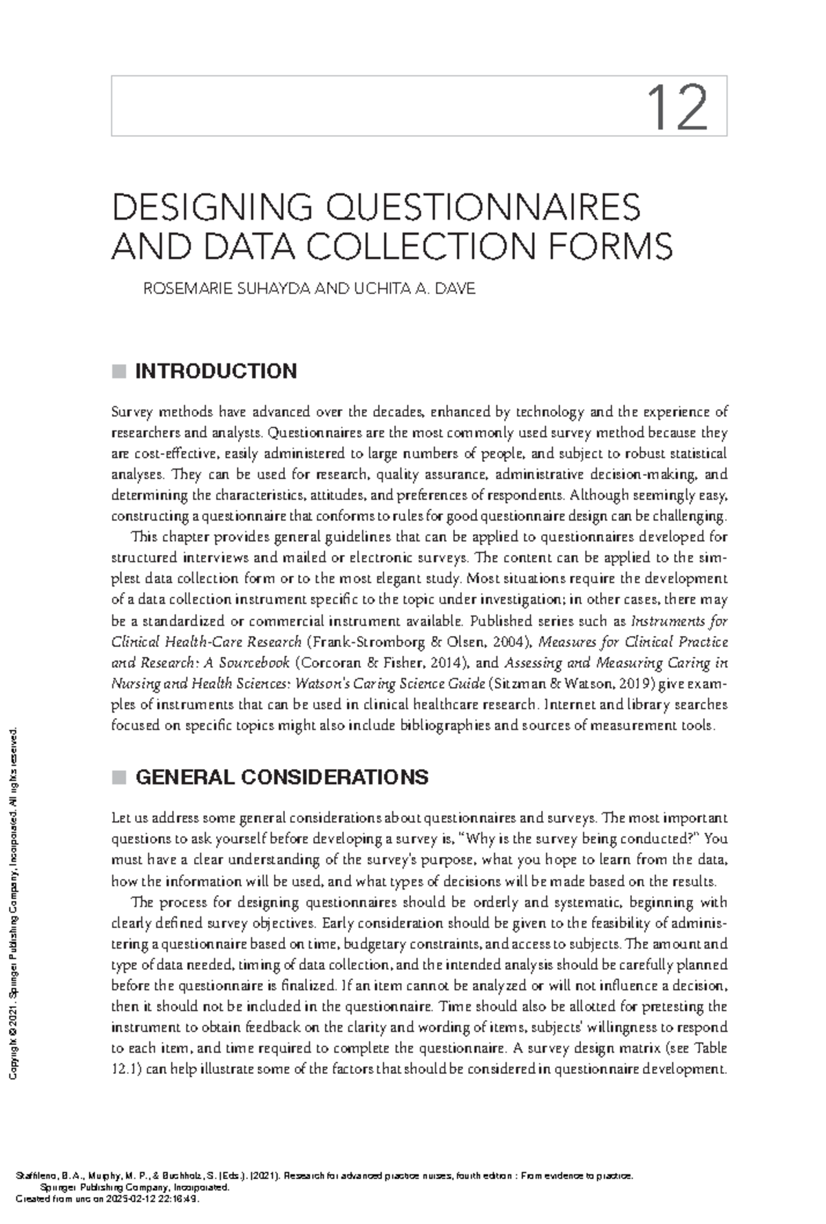 Designing Effective Questionnaires for Data Collection in Research - 12 ...
