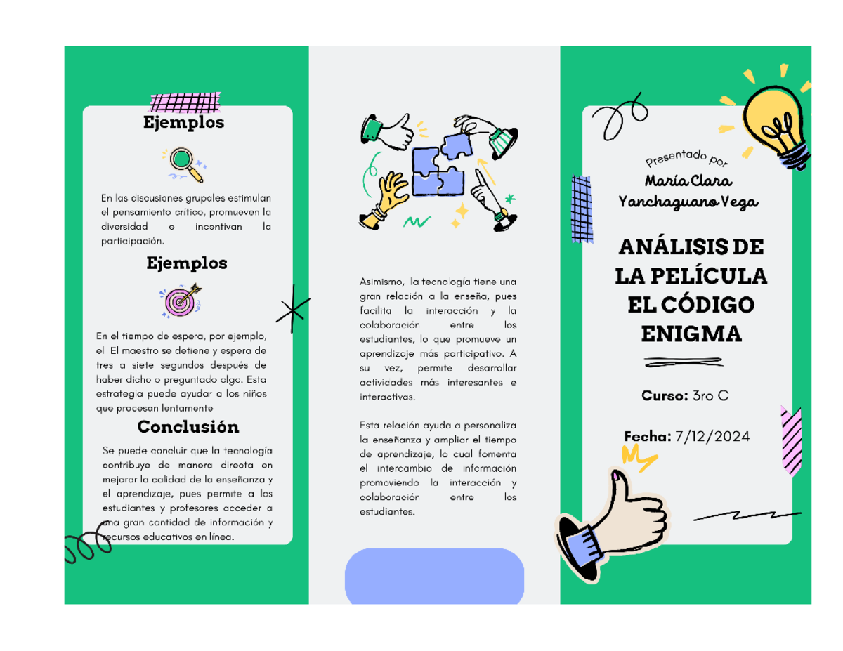 Tríptico - Triptico - Ejemplos Presentado por Maria Clara En las ...