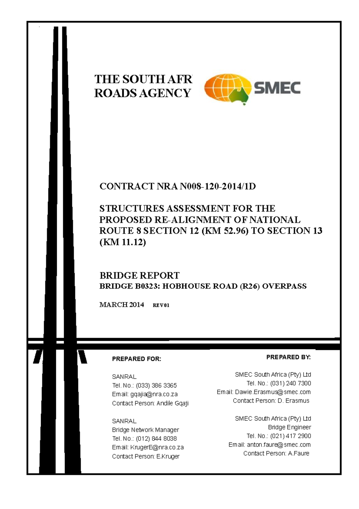 NRA N008-120-2014/1D Bridge Assessment Report: Hobhouse Overpass - Studocu
