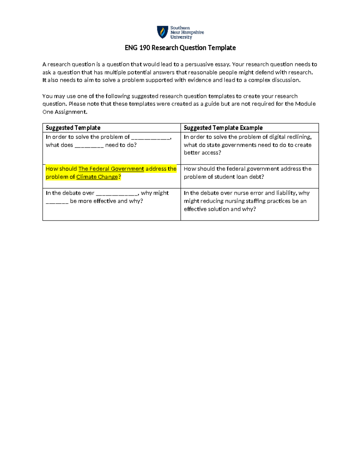 ENG 190 Research Question Development Guide for Persuasive Essays - Studocu