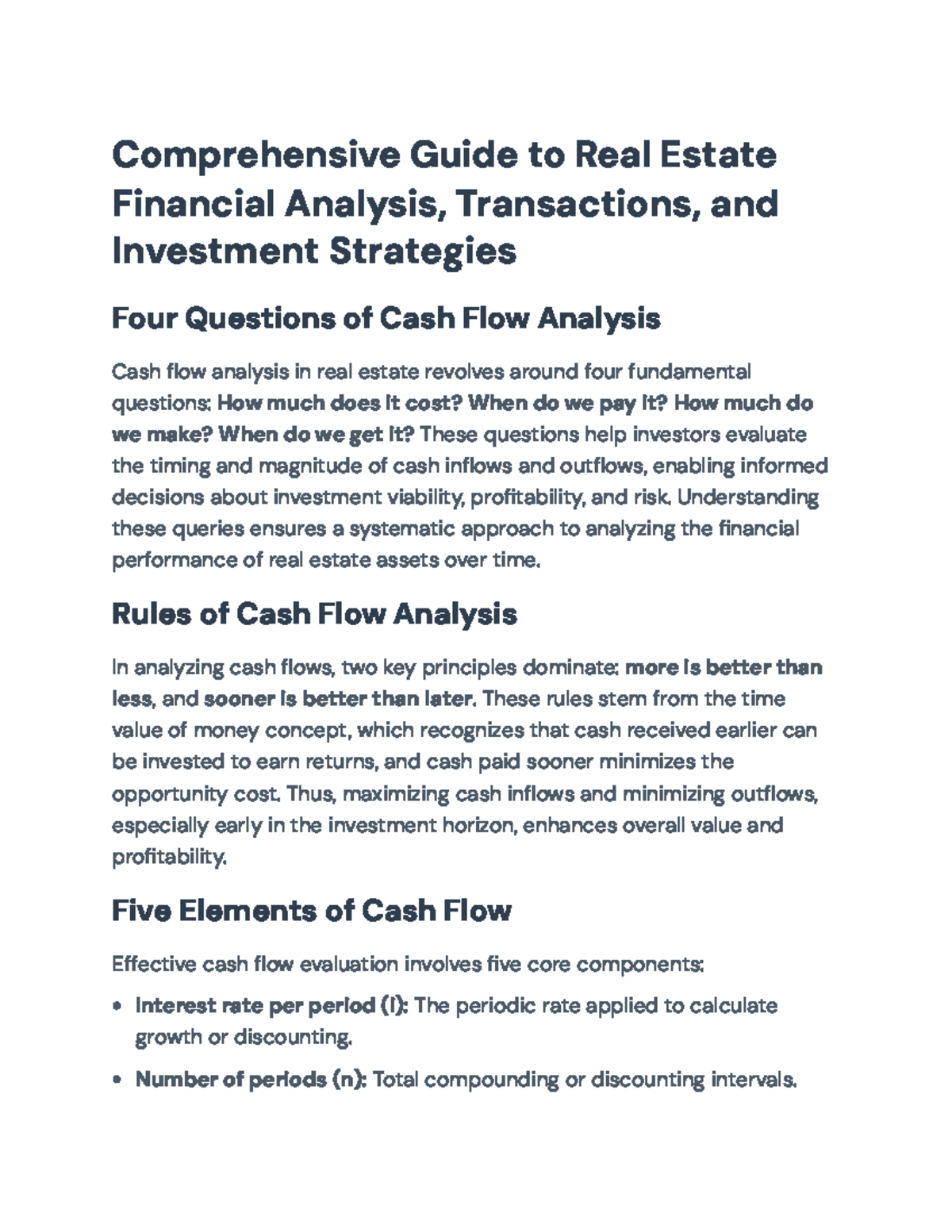 Comprehensive Guide to RE Development Risks & Strategies (RE 101) - Studocu