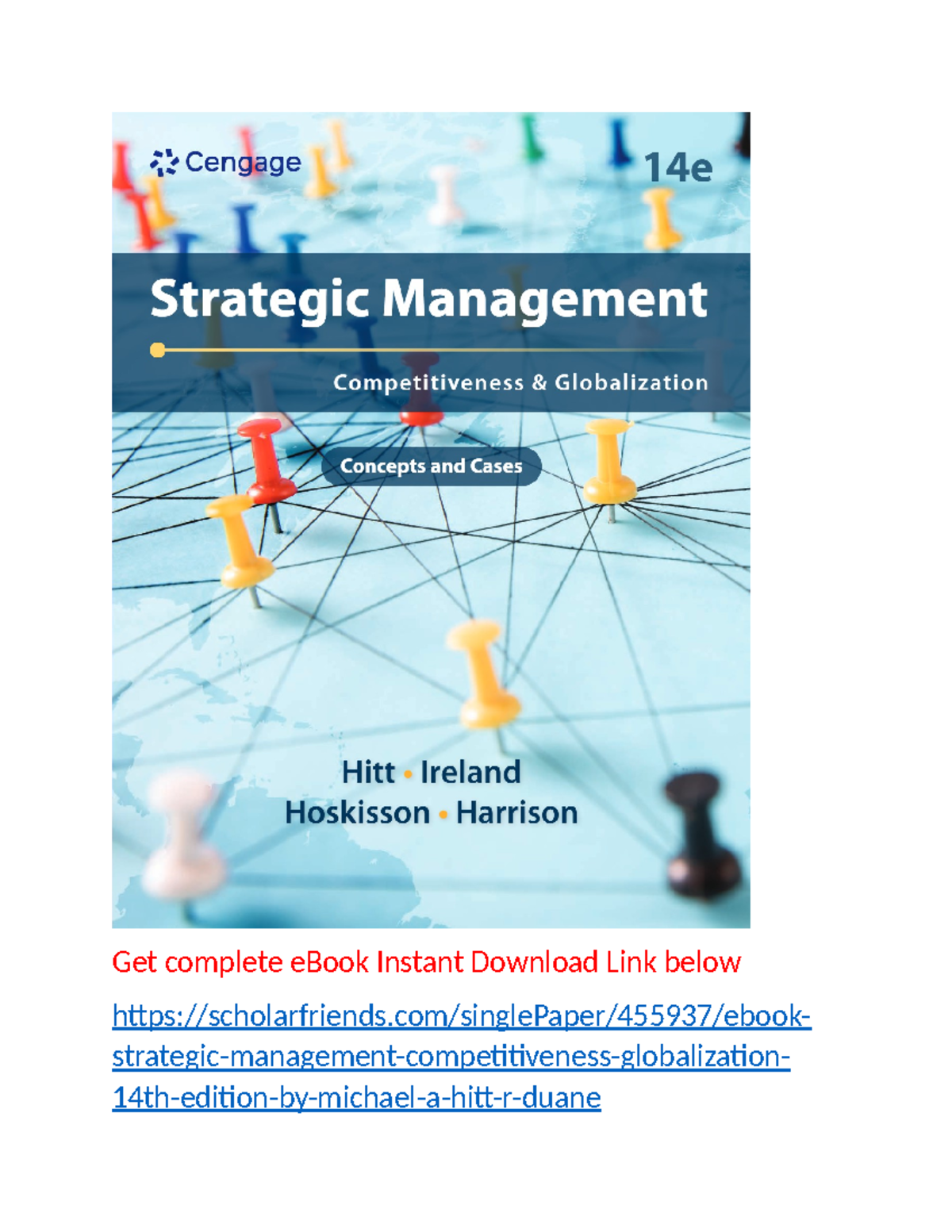 Strategic Management: Competitiveness & Globalization 14th Ed. Overview ...