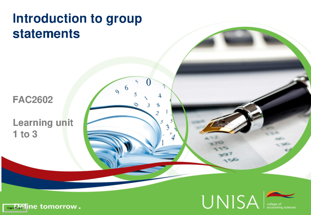 FAC 2602 - LU 1-3 - Introduction to Group statements (7) - Introduction ...