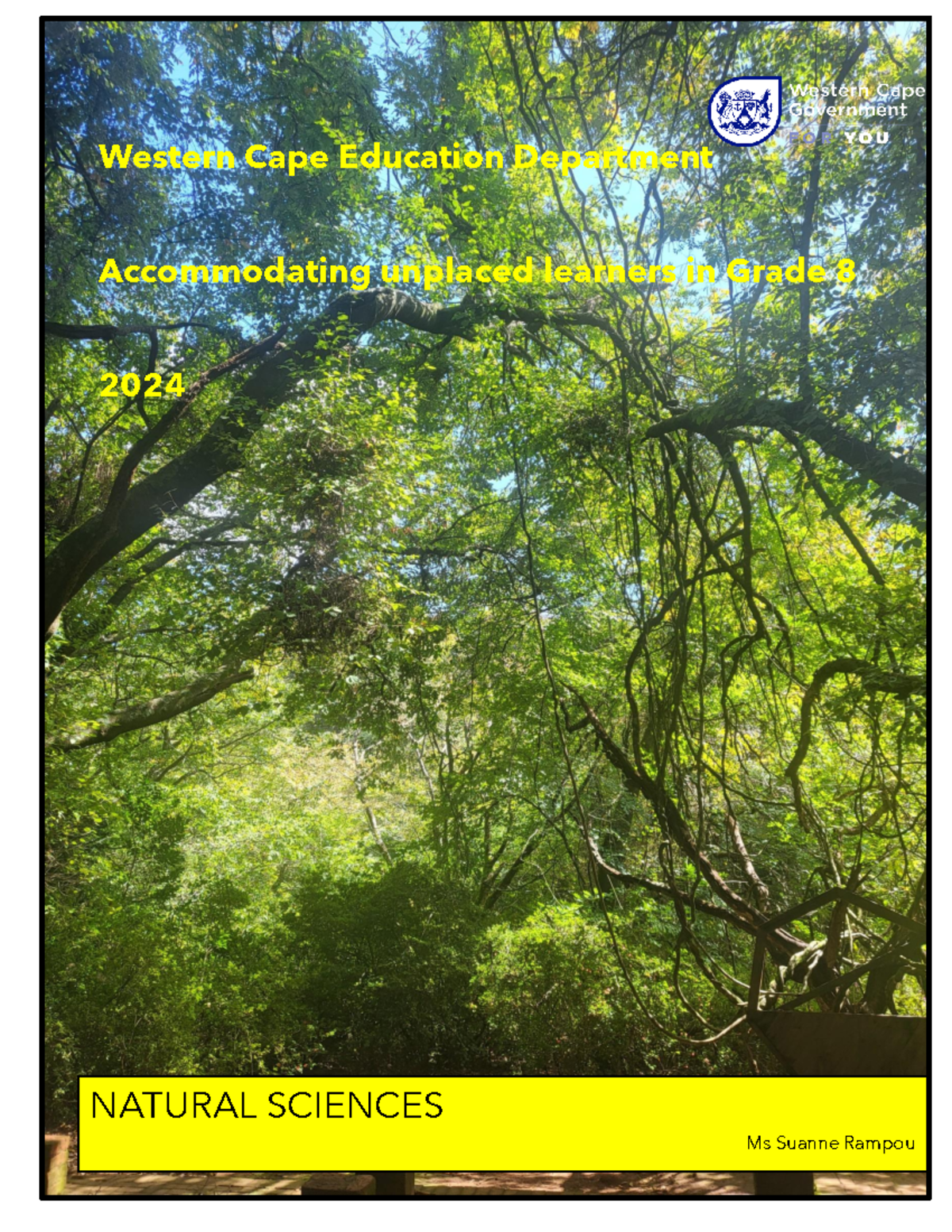 Grade 8 Natural Sciences: Accommodating Unplaced Learners - 2024 Guide ...