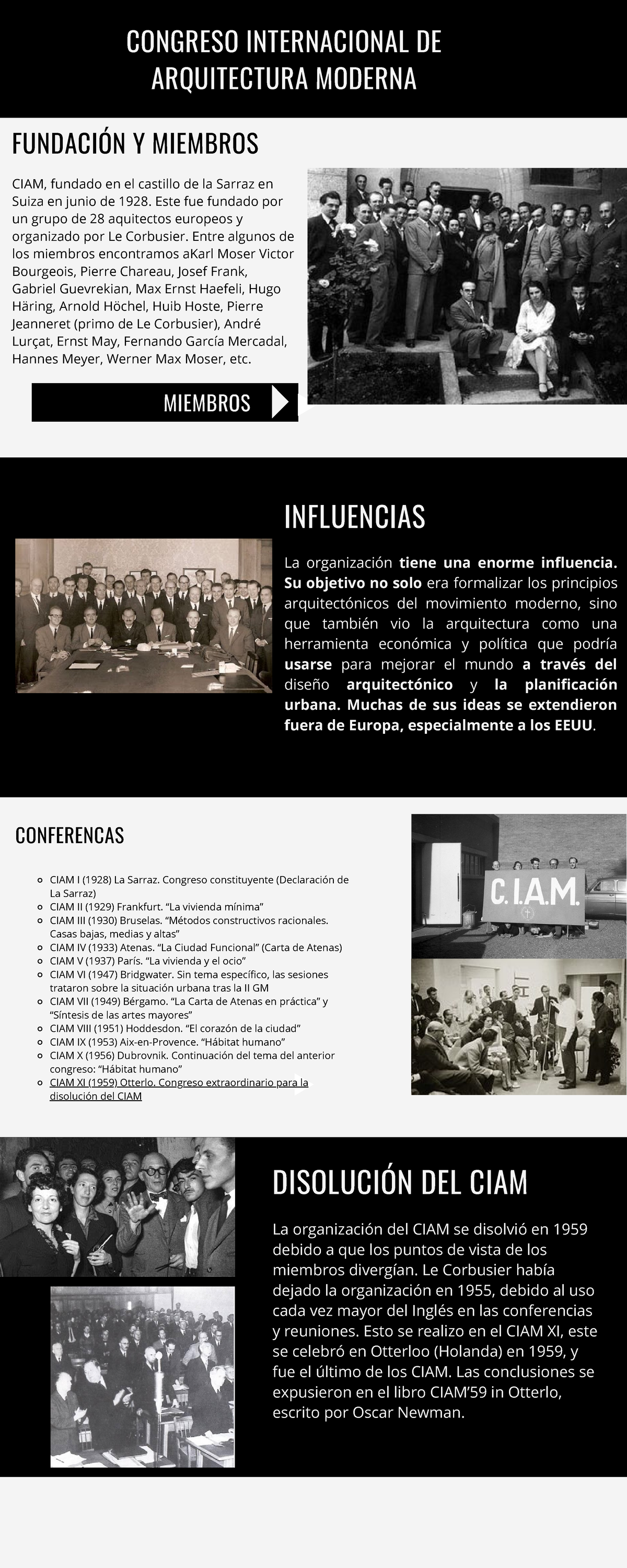 CIAM - Notas sobre la Historia y Contribuciones del CIAM - Studocu