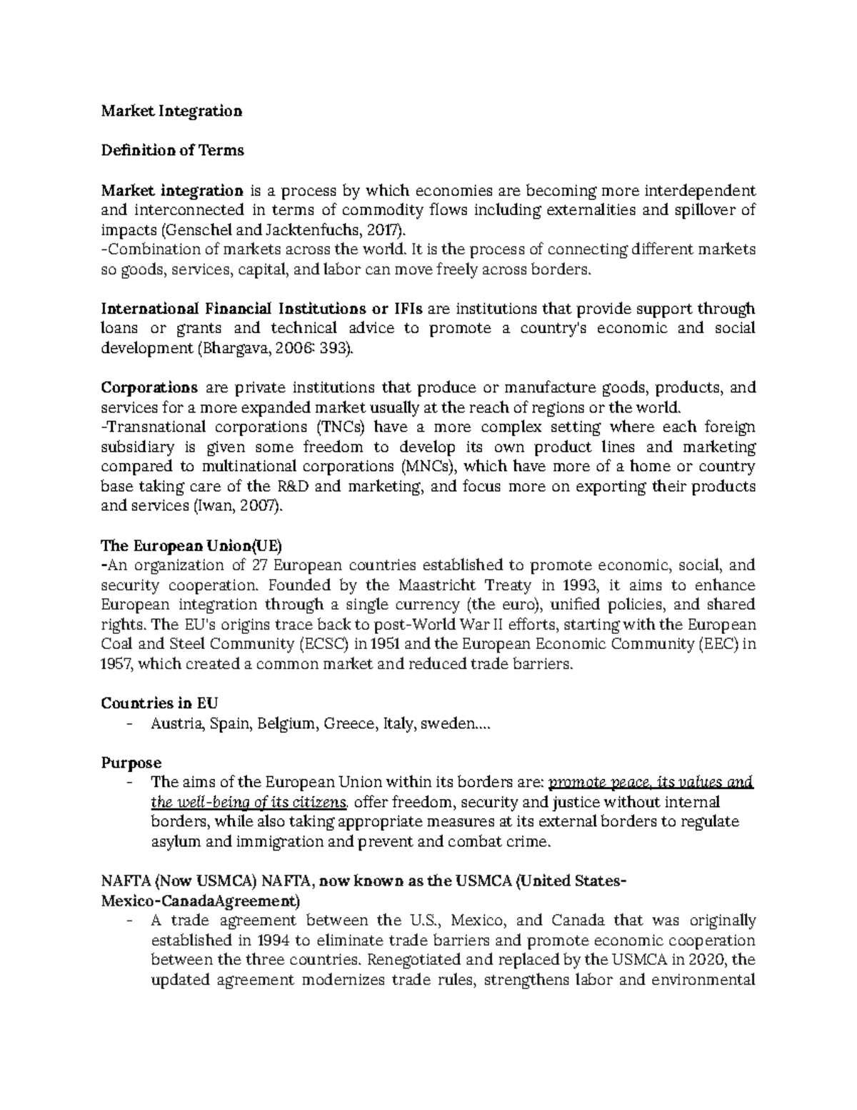 Market Integration and Globalization: Key Concepts and Impacts ...
