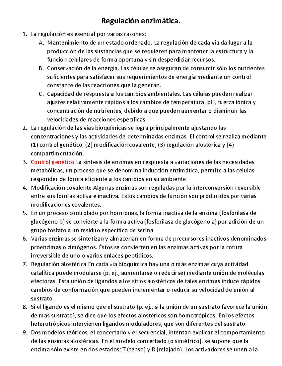 Parcial 3 bioquimica - repaso - Bioqu­mica: las bases moleculares de la vida (4a. ed ...