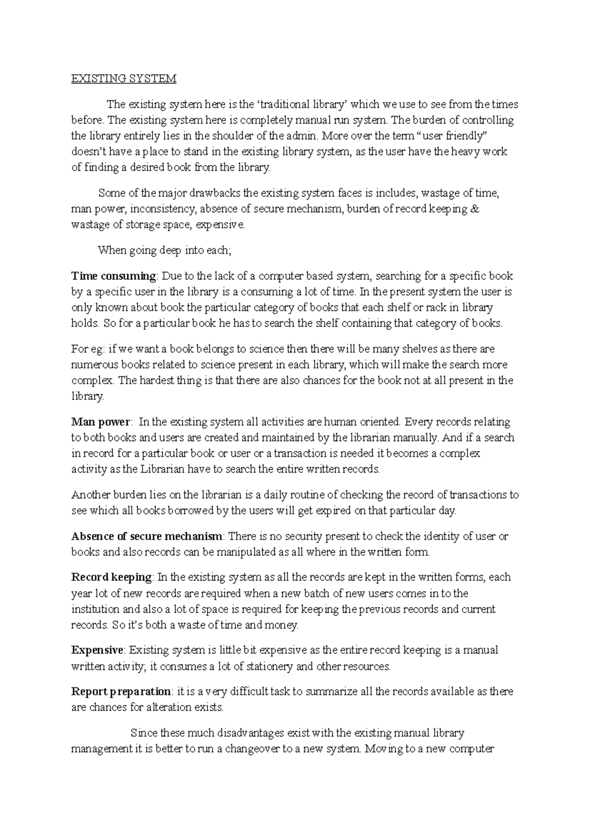 LITERATURE REVIEW: Challenges of Traditional Library System - Studocu