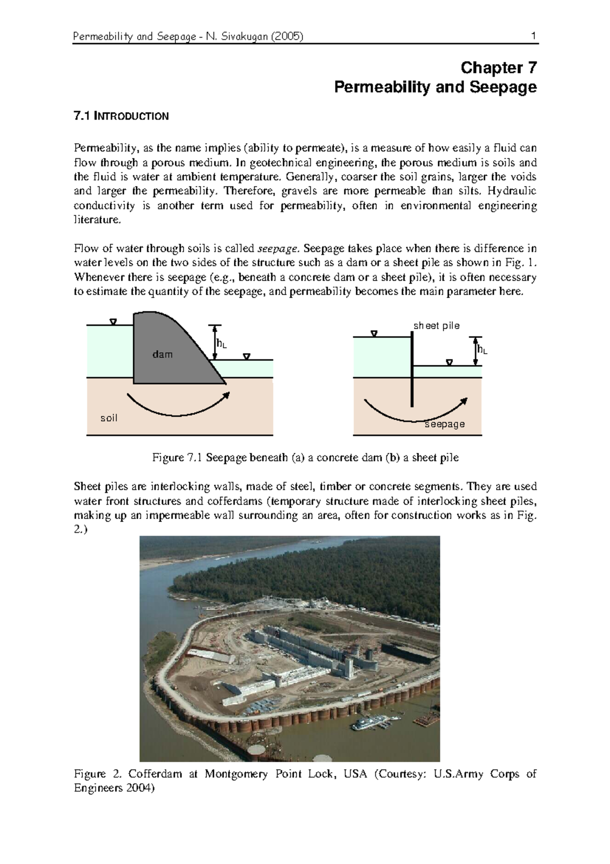 Permeability and Seepage Analysis in Geotechnical Engineering (ENG 101 ...