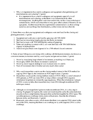 DNA Lab Report - DNA Introduction and purpose DNA extraction from an ...