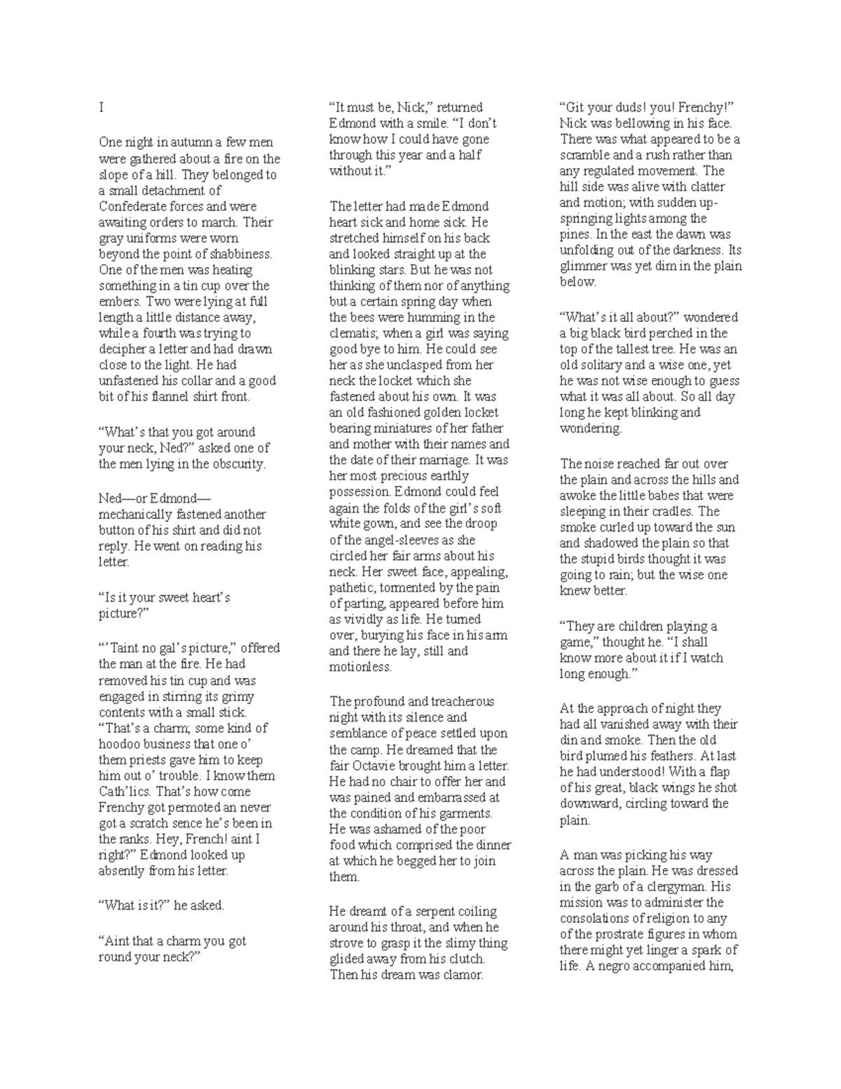 THE Locket by Kate - A Short Story Analysis (ENG 101) - Studocu