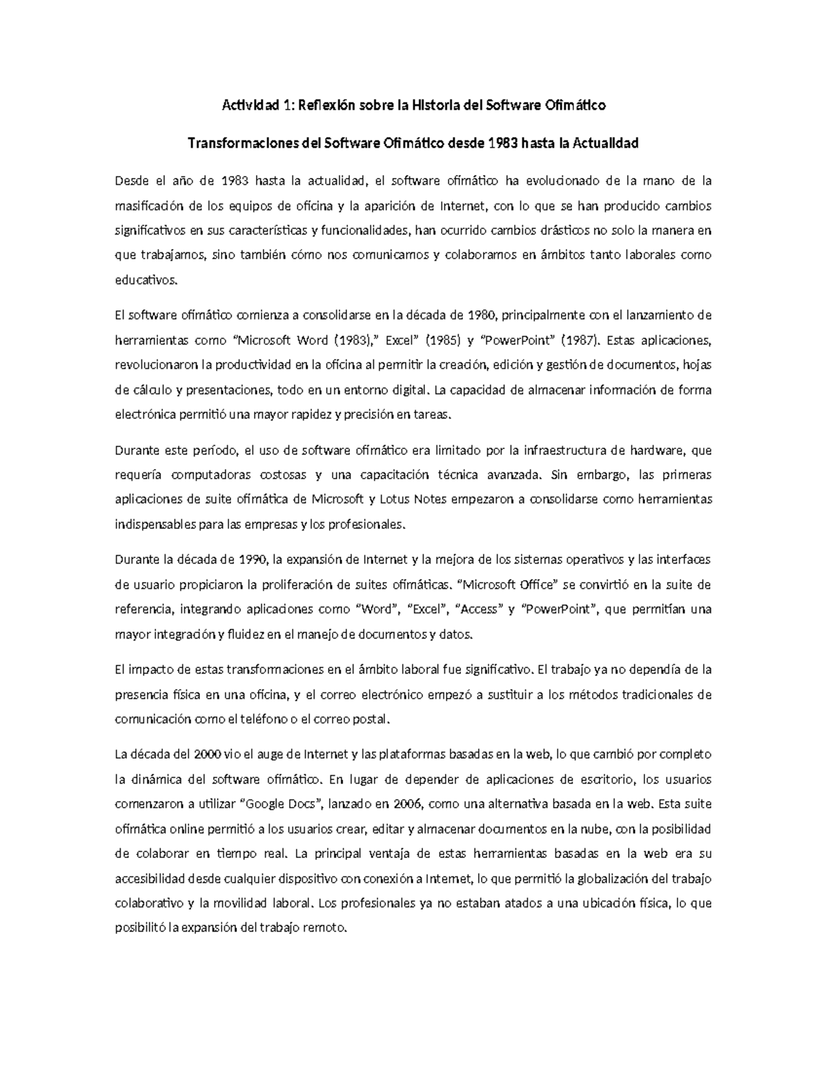 Actividad 1. Reflexión. Perla Itzel Godinez Olguin - Actividad 1 ...