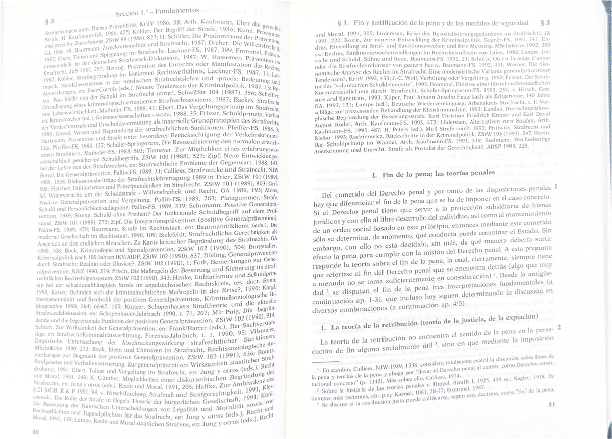 Roxin, Claus. Derecho Penal. Parte General. Análisis de la Prevención ...