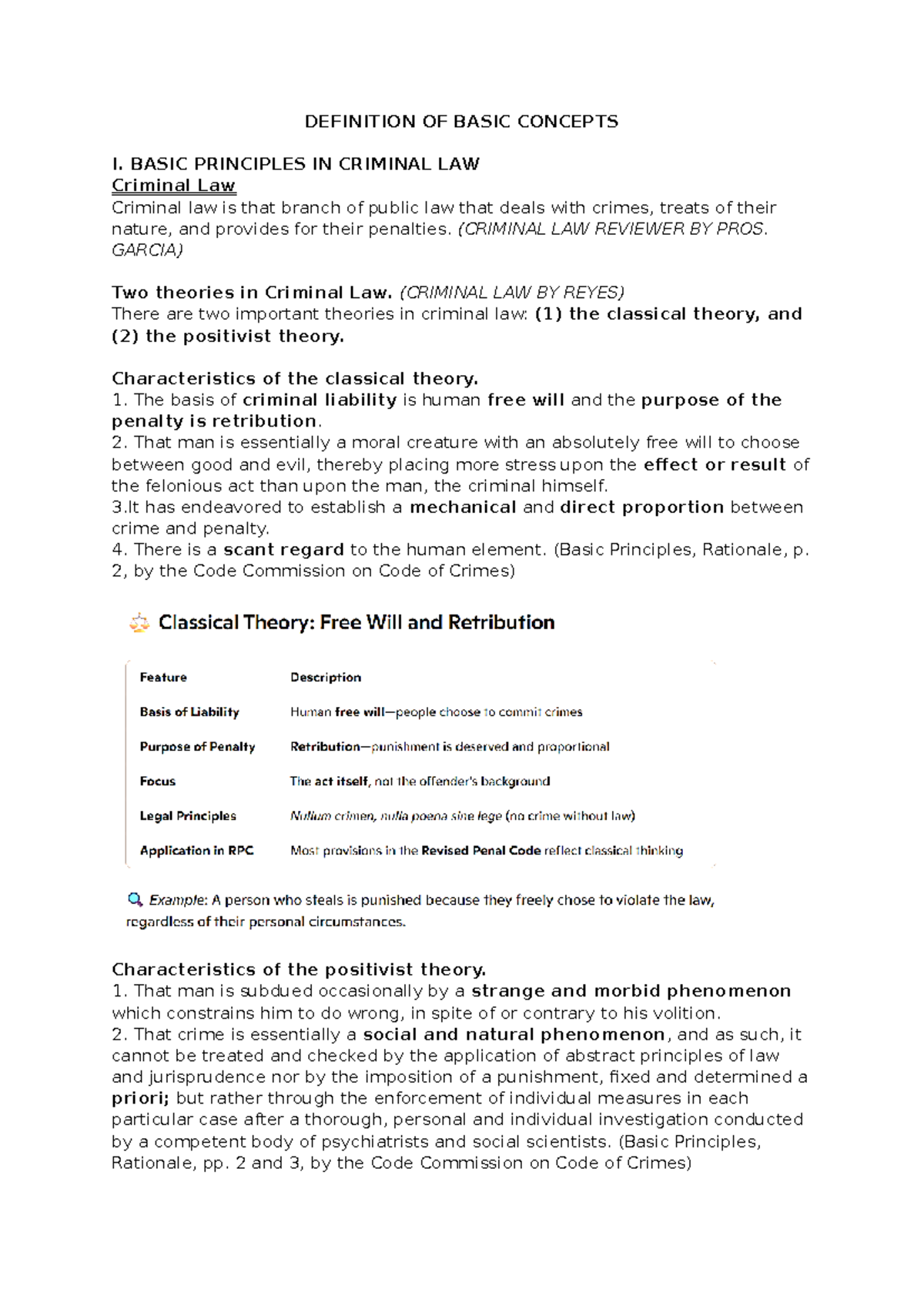 CRIMINAL LAW 101: Basic Principles and Theories Explained - Studocu