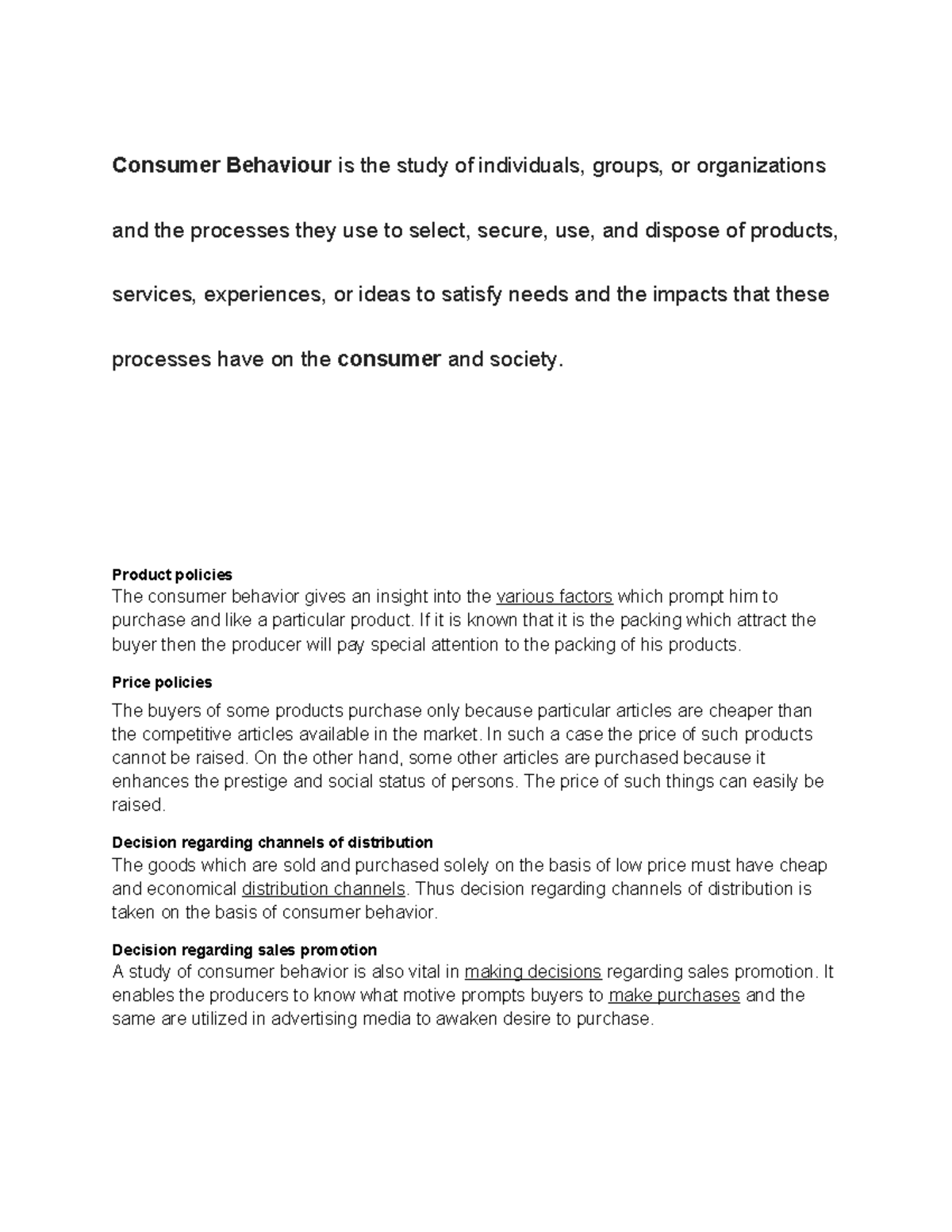 Consumer Behavior: Understanding the Customer Buyer Decision Process ...