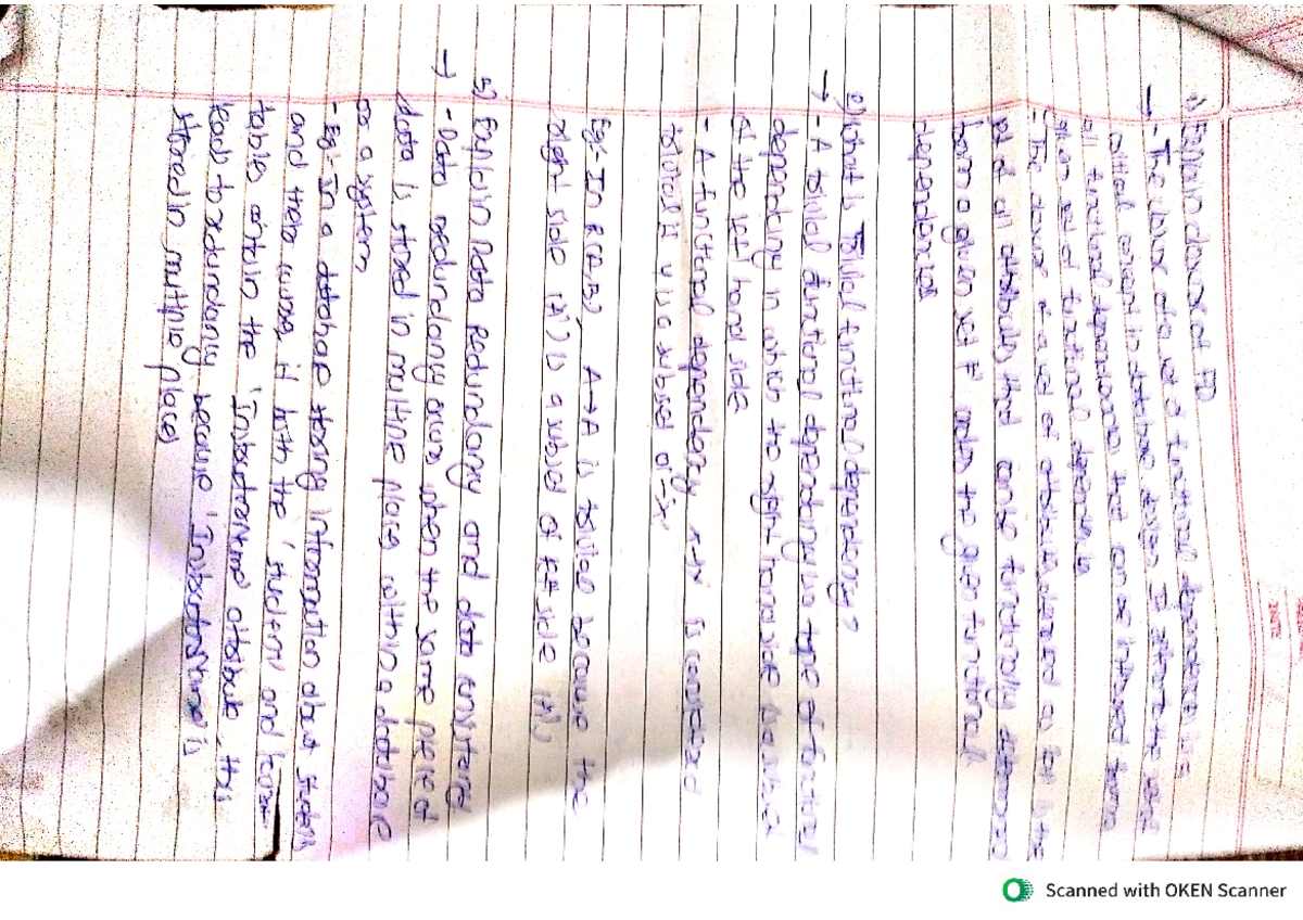 DBMS Assign 2: Exploring Functional Dependency and Redundancy - Studocu