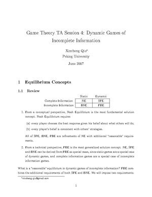 博弈论导论[英文版] 课后答案 - Homework Manual - Solution Manual Game Theory: An Introduction Steve Tadelis ...