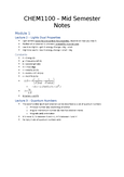 CHEM1100 - UQ - Chemistry 1 - Studocu
