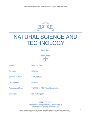 [Solved] Identify and explain the knowledge strands in Technology for ...