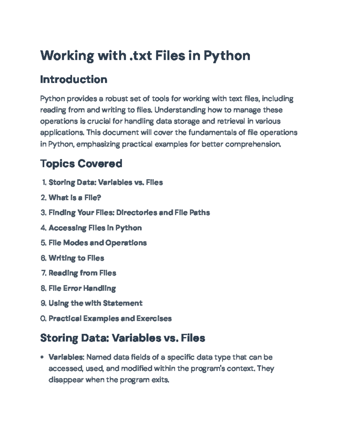 Python File Operations: Reading, Writing, and Error Handling Basics ...