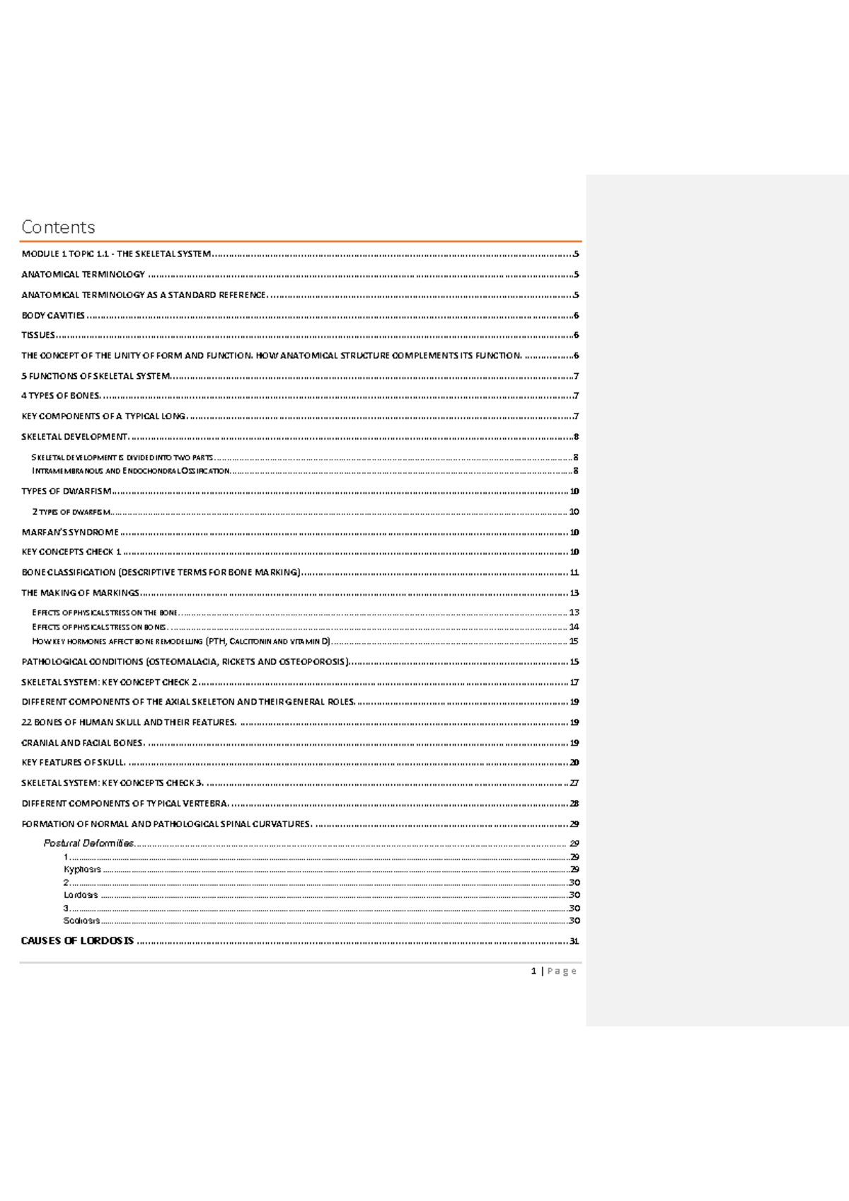 Anatomy 101: Comprehensive Overview of Skeletal System (Modules 1 & 2 ...