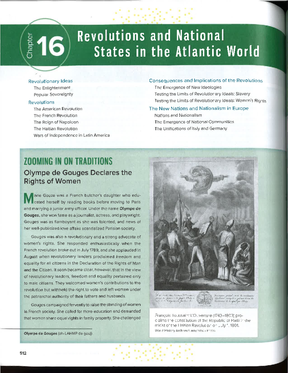 Chapter 16: Revolutions and National States in the Atlantic World - Key ...