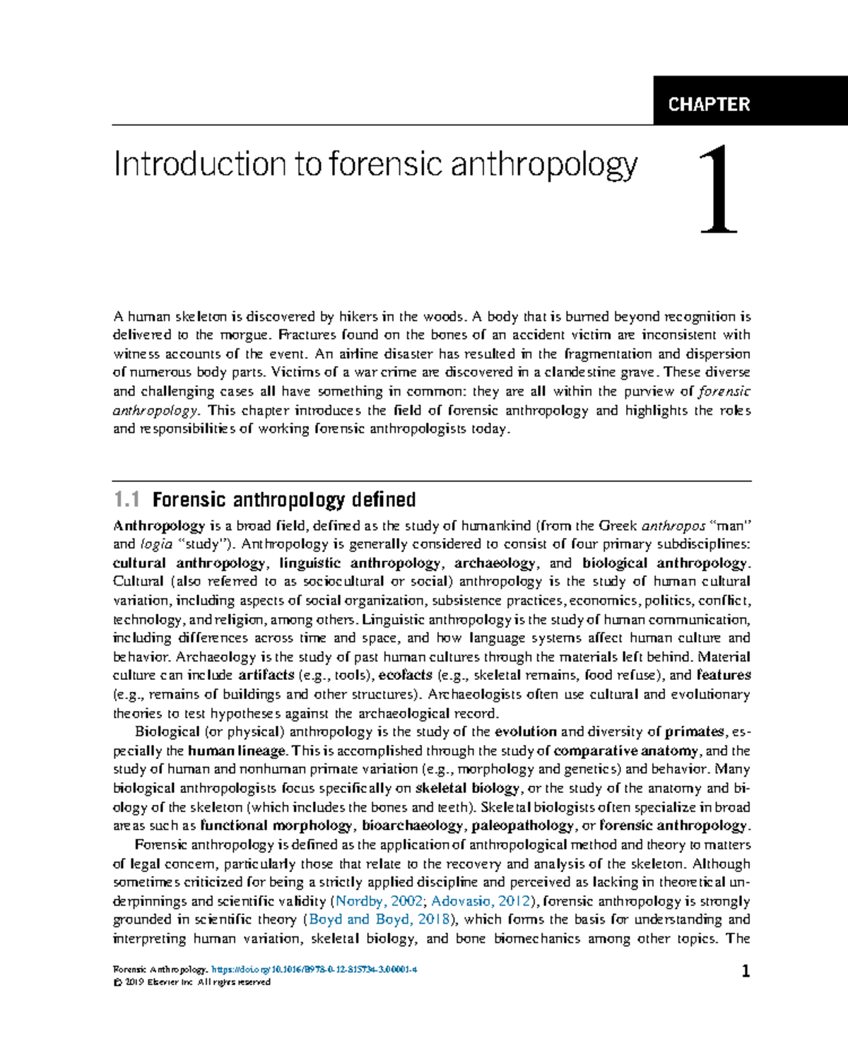 Forensic Anthropology: Principles and Practices (RMAE6142) - Studocu