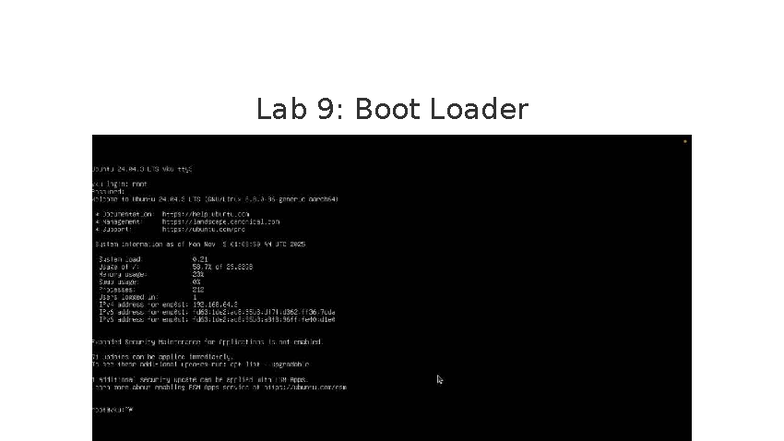 Lab 9 - Boot loader - ggg - Lab 9: Boot Loader Previous Next 9 Step 15 ...