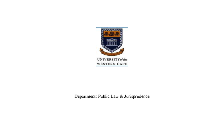 Public Law Jurisprudence 221: Statutory Interpretation Study Guide 2025 - Studocu