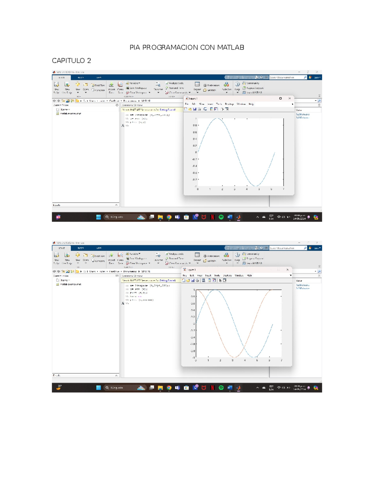 MATLAB Programming PIA - Chapter 2: Visualizations and Functions - Studocu