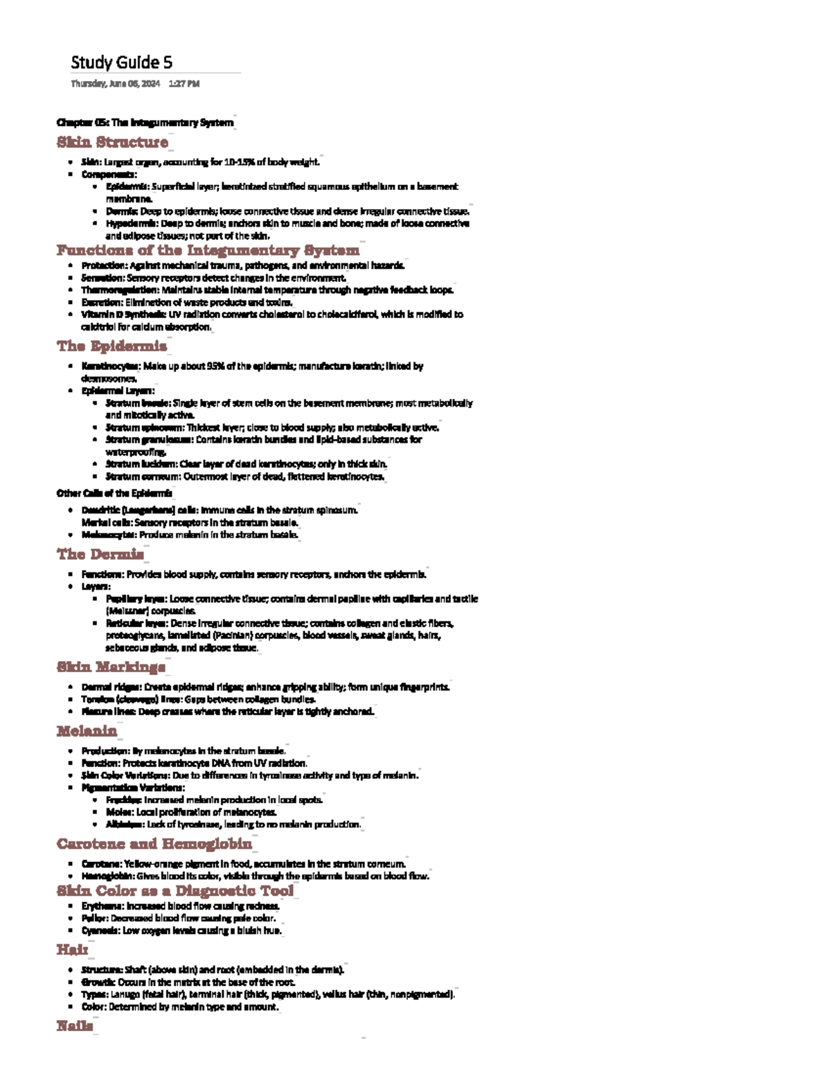 Chapter 5 Study Guide: Key Concepts and Review Questions - Studocu