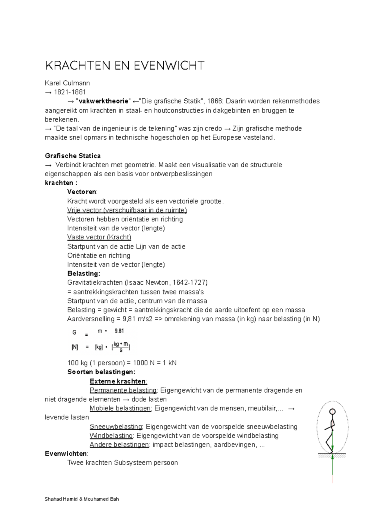 Structuurontwerp I - Krachten, Evenwicht en Materiaaleigenschappen ...
