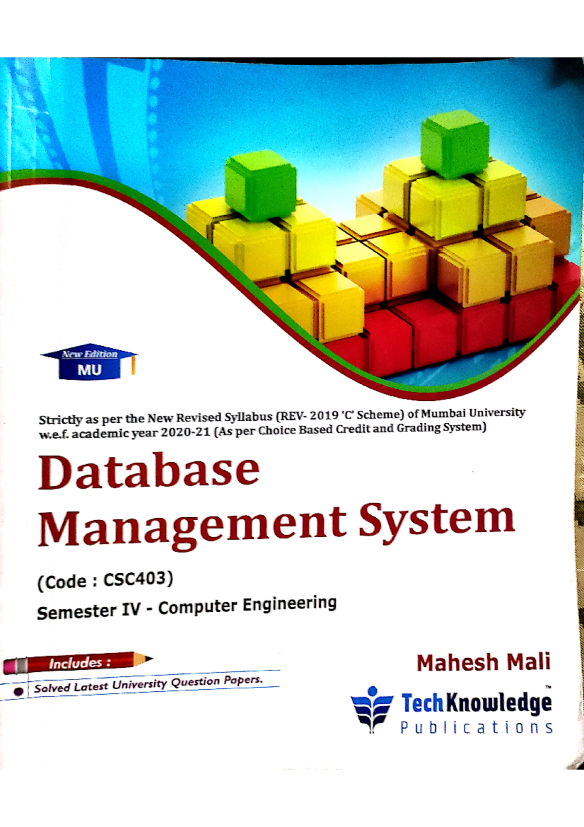 Database Management Systems (CSC403) - Comprehensive Guide for MU Sem IV - Studocu