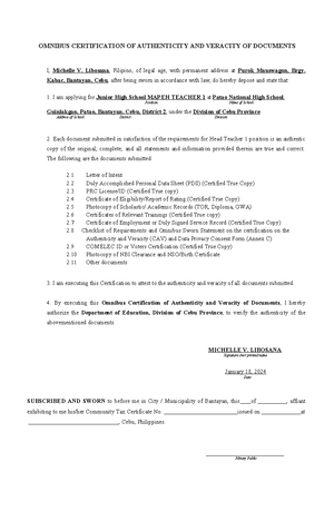 BAC Resolution - example - Republic of the Philippines Province of Cebu ...