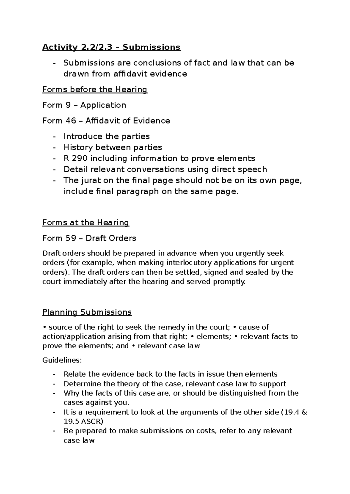 Activity 2.2 Oral Assessment Submission Guidelines and Notes - Studocu