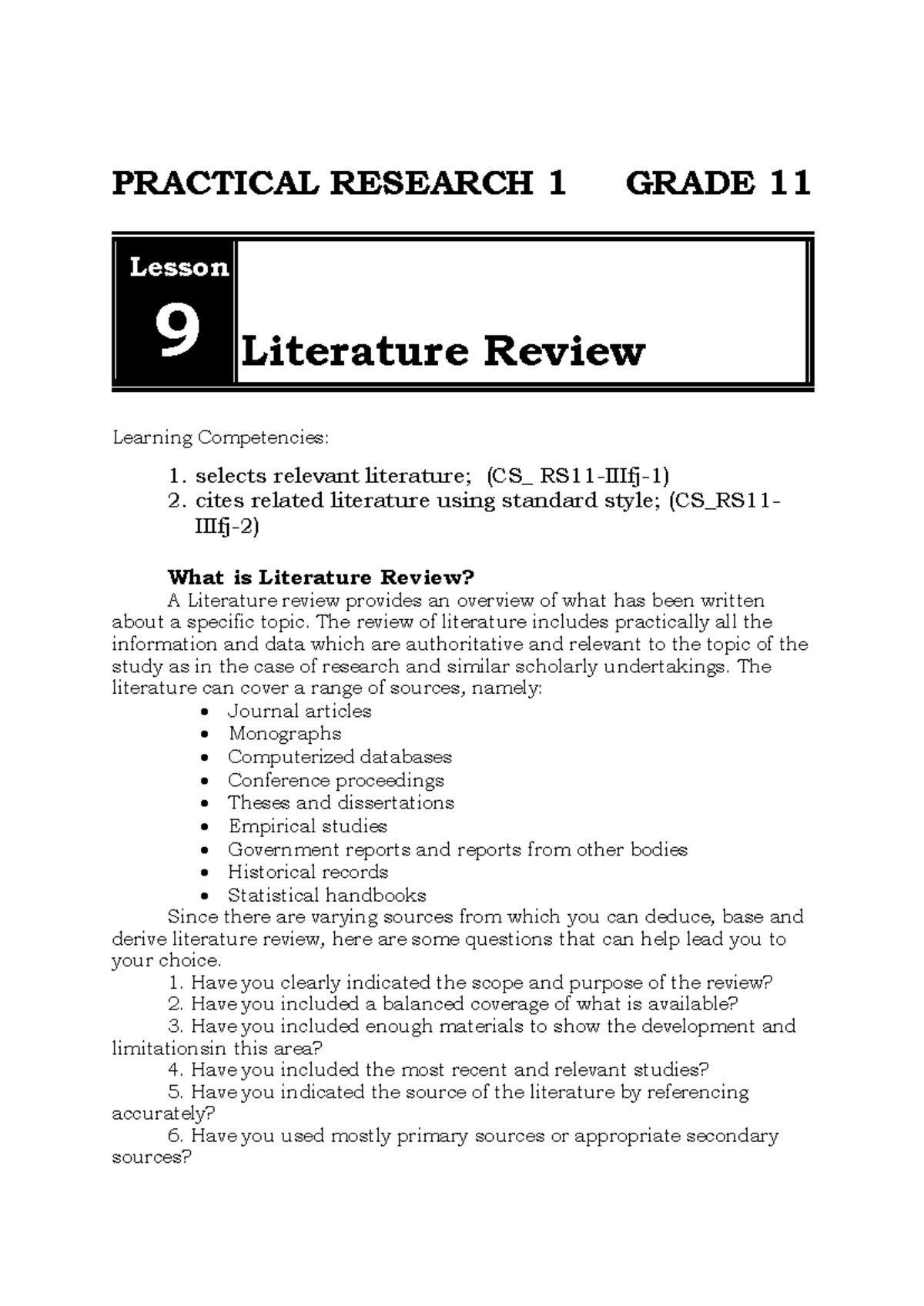 RRL-Research Design: Literature Review Insights for Practical Research ...
