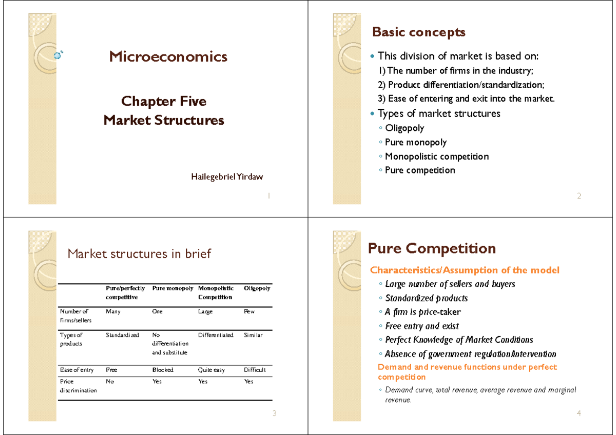 Micro economics chapter 5 - MicroeconomicsMicroeconomics Chapter Five ...