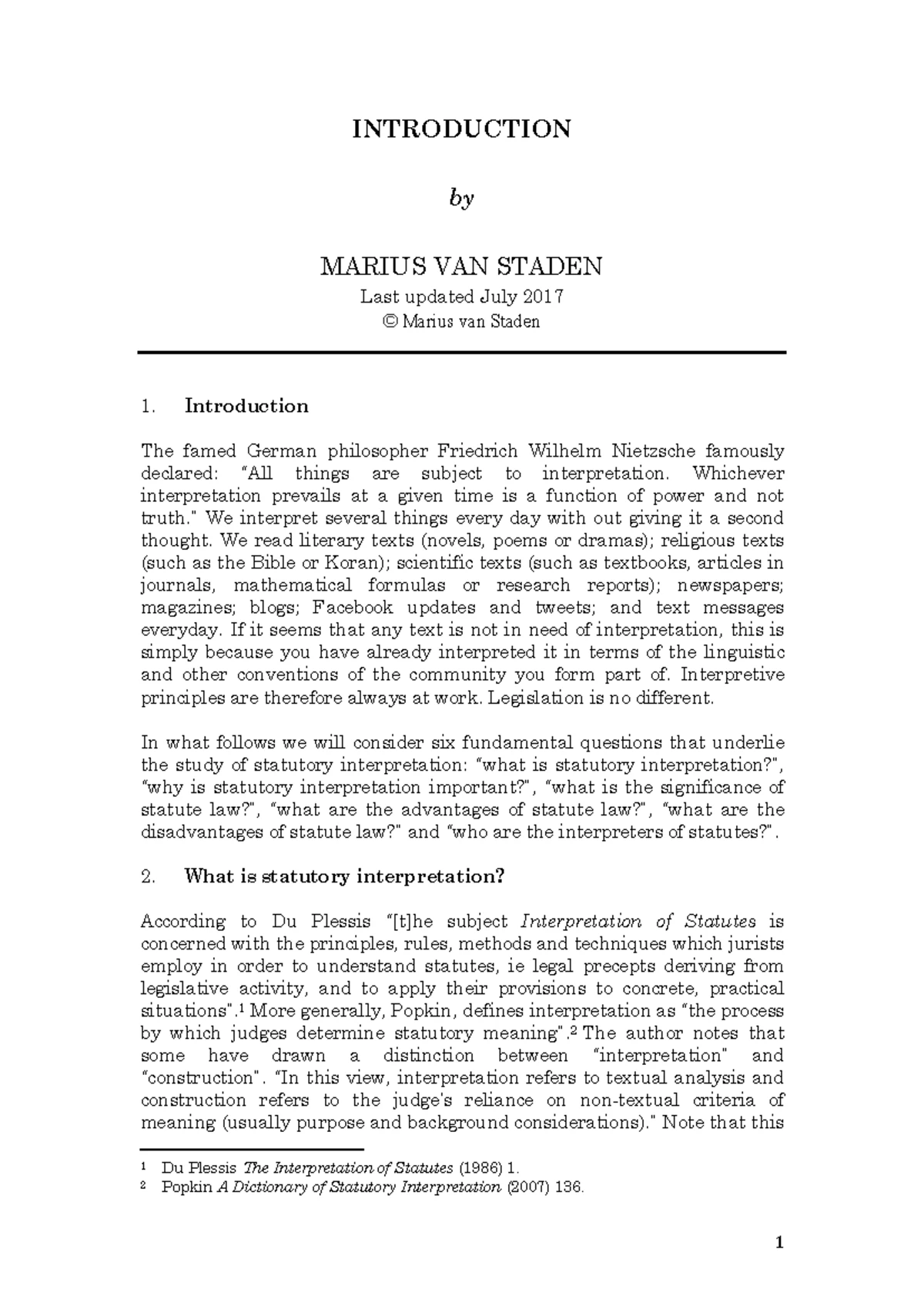 Interpretation act - INTERPRETATION ACT 33 OF 1957 (English text signed ...