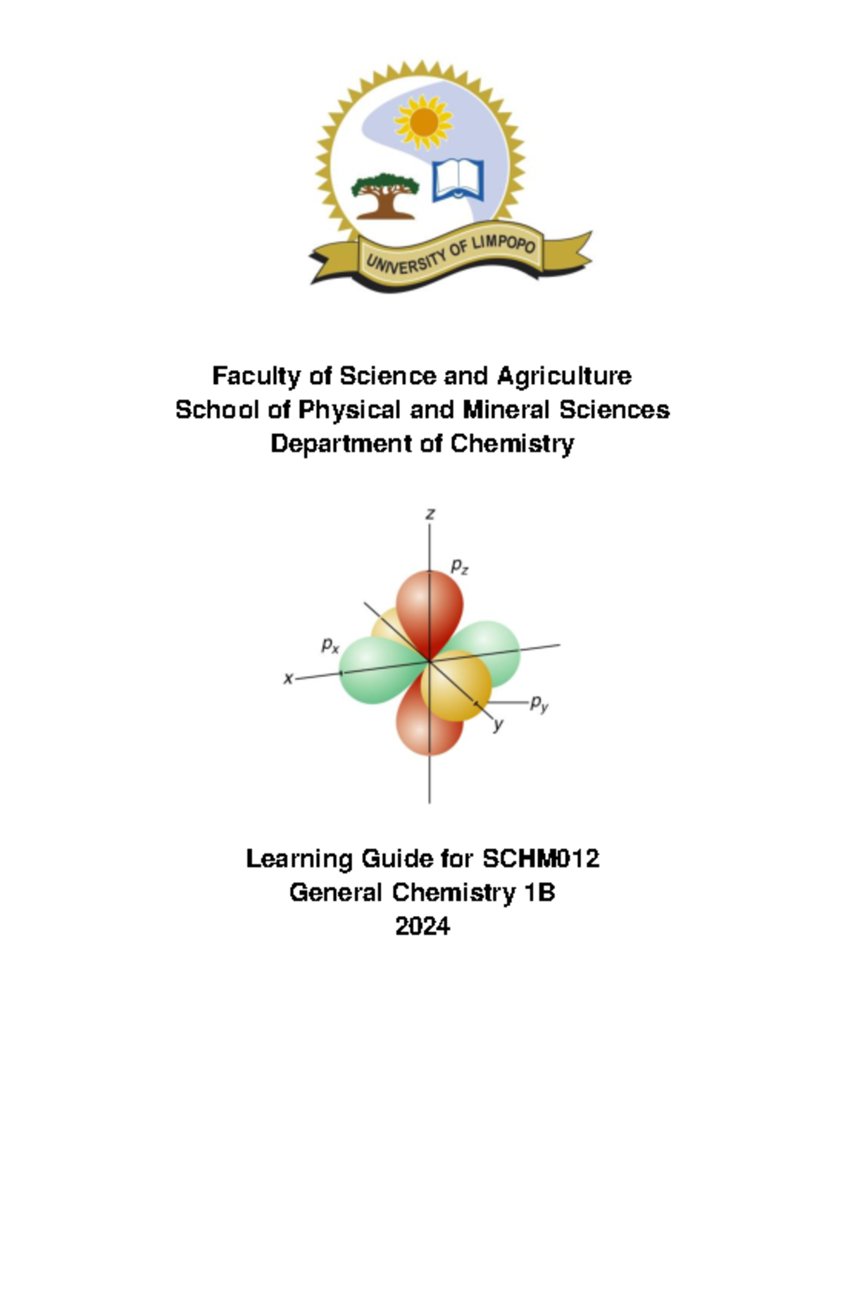 SCHM012 General Chemistry 1B Study Guide 2024: Key Concepts & Topics ...