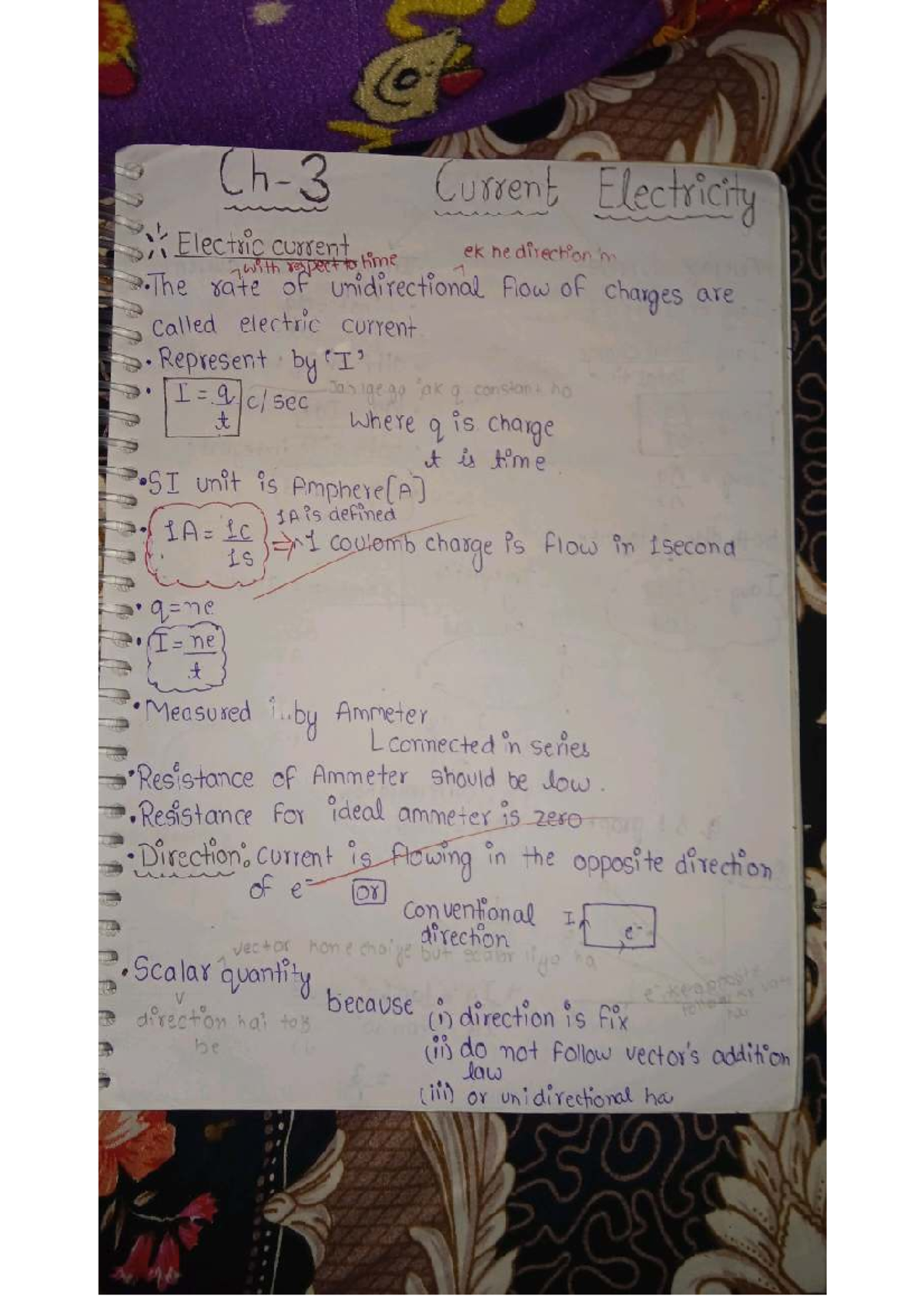 Ch 3 Physics: Understanding Current Electricity Concepts - Studocu