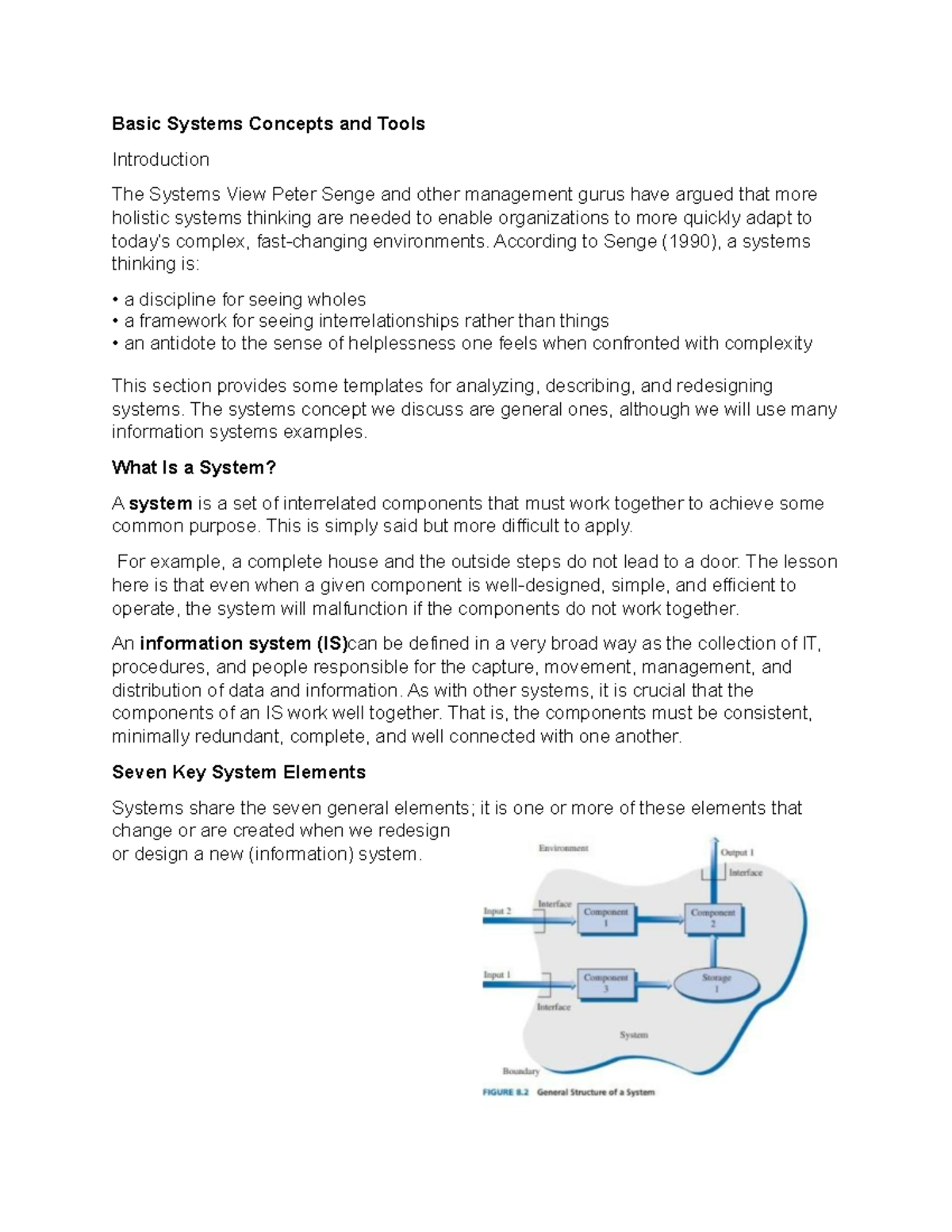 Basic Systems Concepts and Tools - Basic Systems Concepts and Tools ...