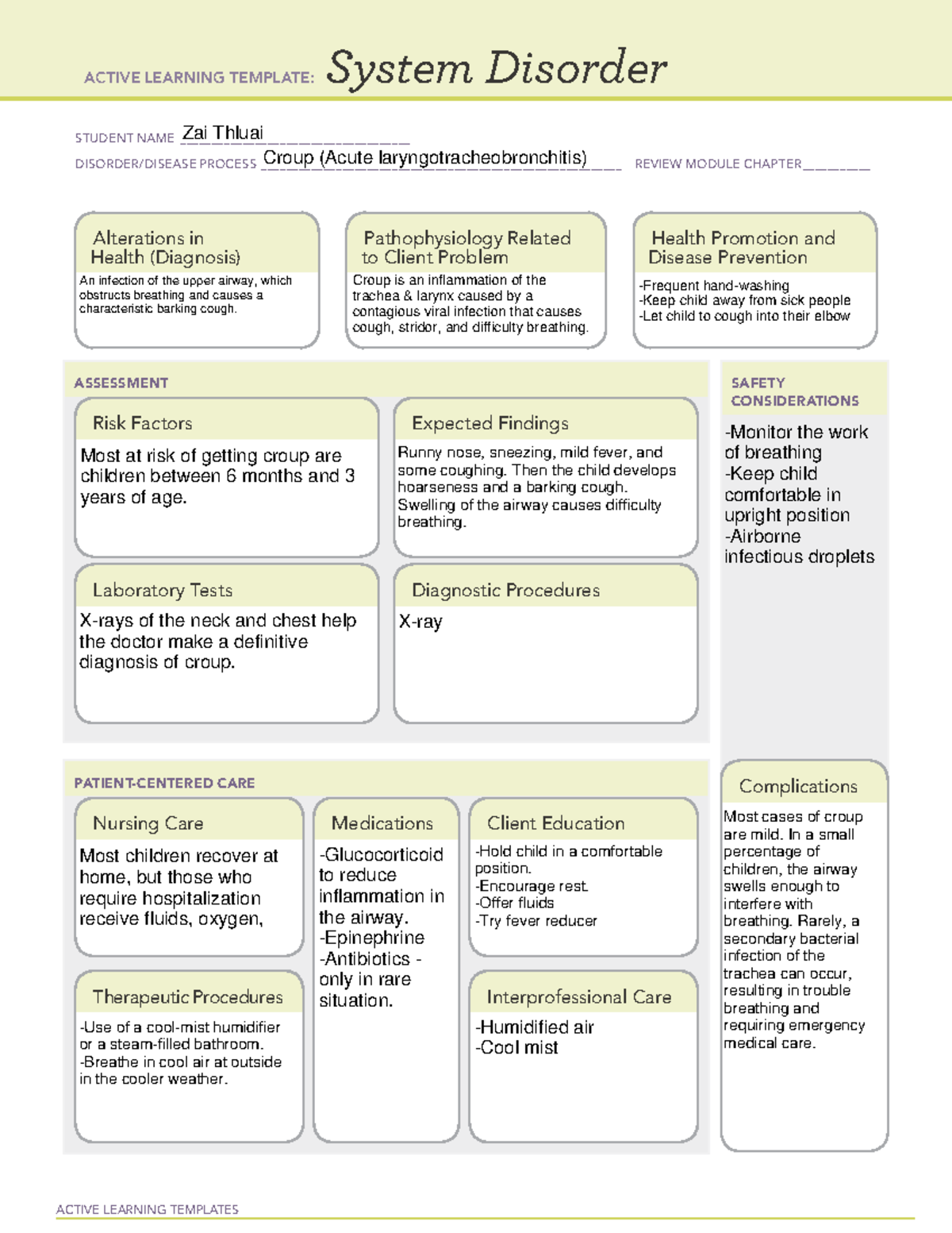 Croup ATI - Understanding Acute Laryngotracheobronchitis in Children ...